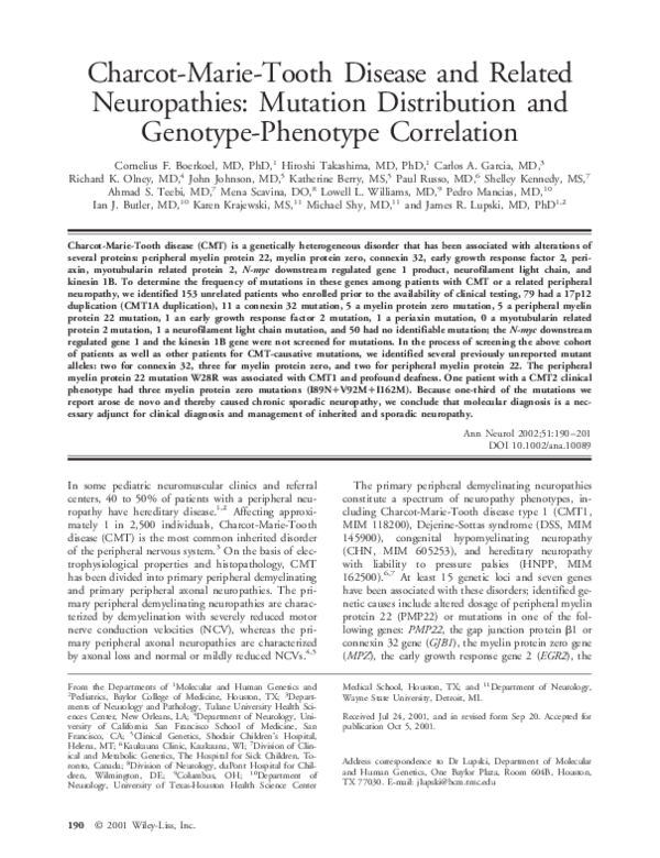 (PDF) CHCHD10 variant p.(Gly66Val) causes axonal Charcot-Marie-Tooth ...