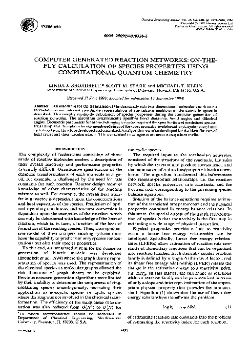 (PDF) Computer generated reaction networks: on-the-fly calculation of ...