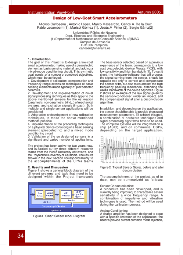 (PDF) Design of Low-Cost Smart Accelerometers | Marisol Gómez - Academia.edu