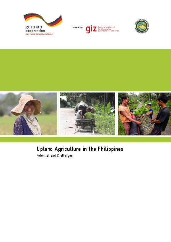 (PDF) Upland Agriculture in the Philippines Potential and Challenges