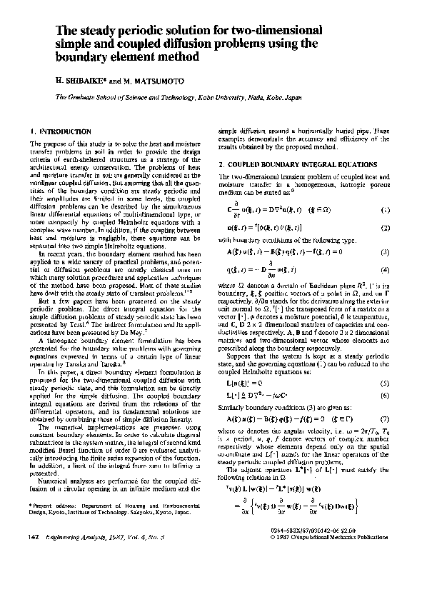 (PDF) The steady periodic solution for two-dimensional simple and ...