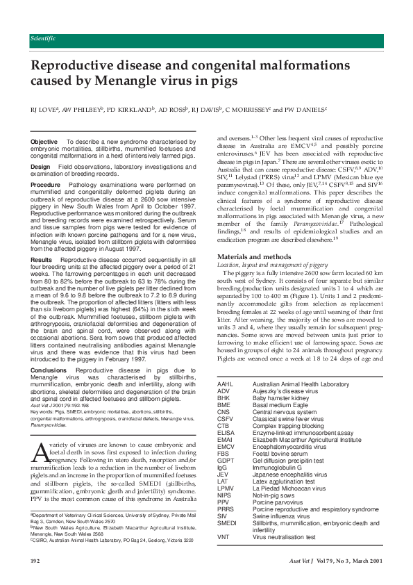 (PDF) Reproductive disease and congenital malformations caused by ...