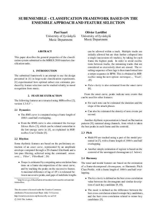 (PDF) Ensemble-Based Classification Framework (PDF) Ensemble-Based Classification Framework
