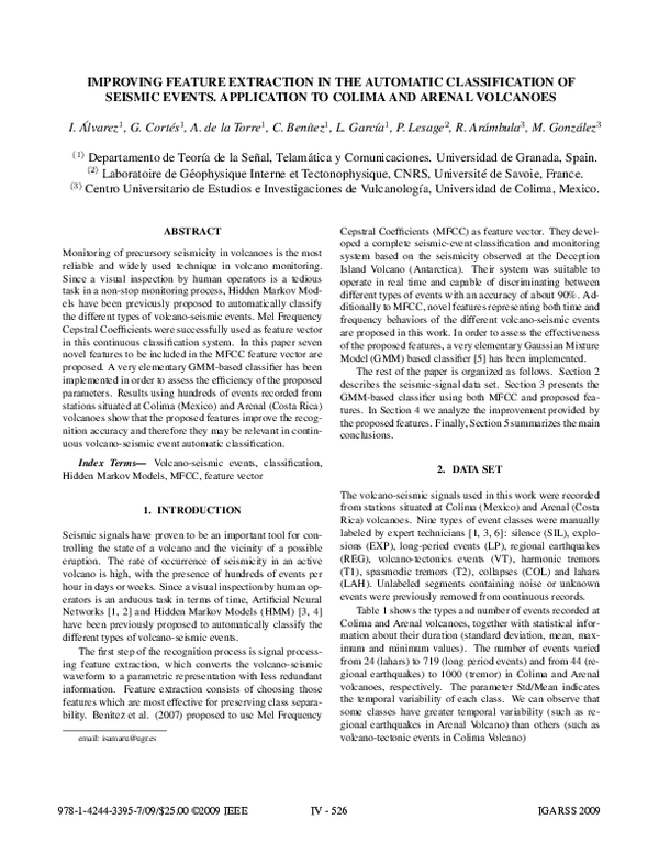 Pdf Improving Feature Extraction In The Automatic Classification Of