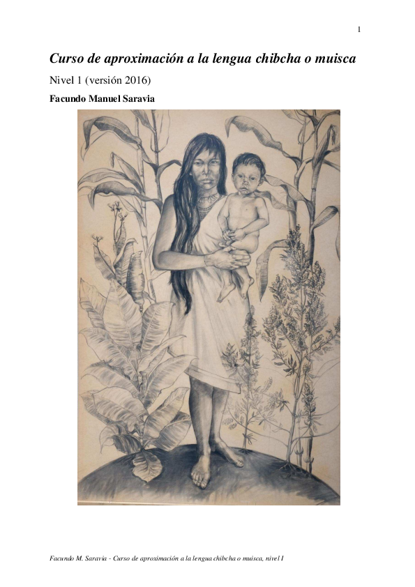 (PDF) Curso de aproximación a la lengua chibcha o muisca Nivel 1 ...