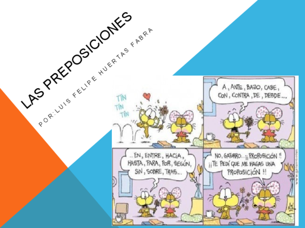 (PPT) Las preposiciones