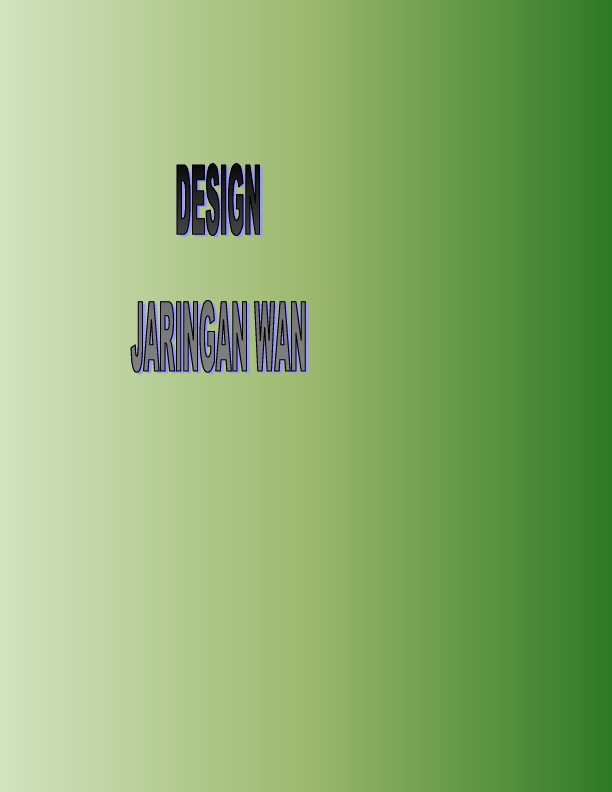 (PDF) DESIGN JARINGAN WAN