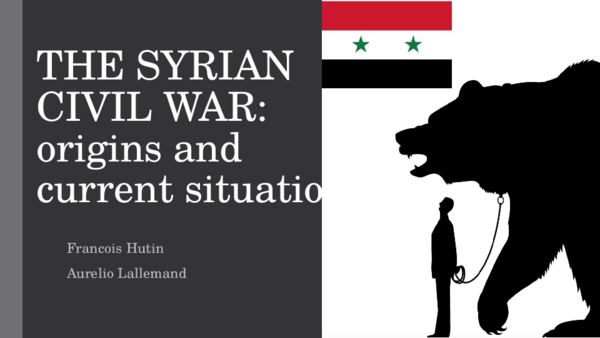 (PPT) Syrian conflict: war and refugee crisis