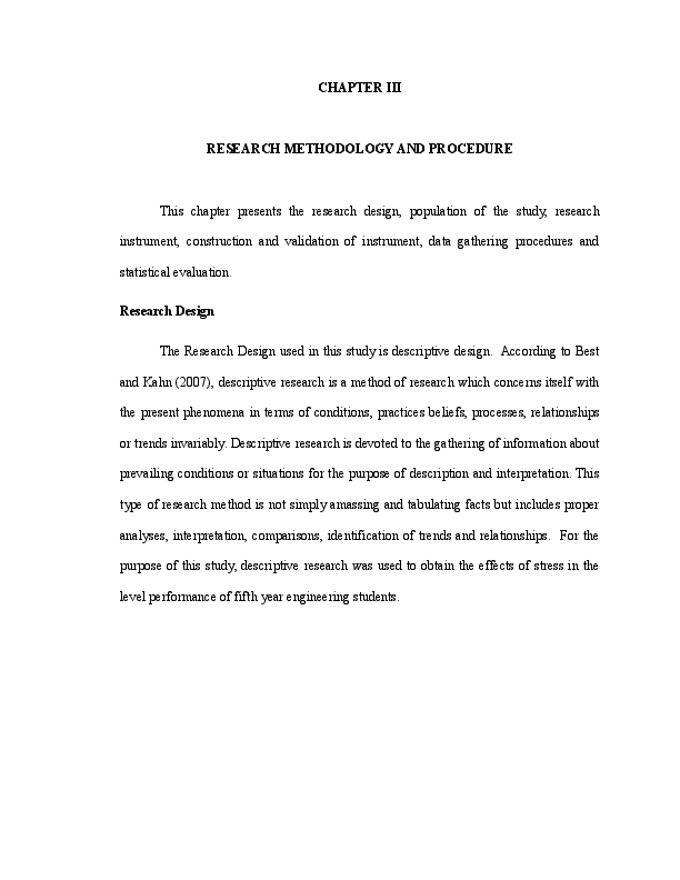 (DOC) CHAPTER III RESEARCH METHODOLOGY AND PROCEDURE