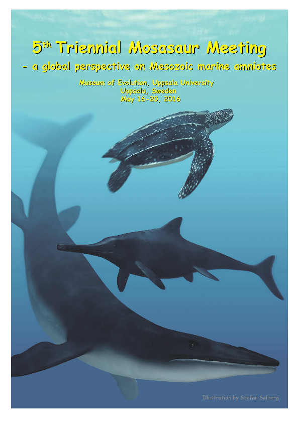 (PDF) 5th Triennial Mosasaur Meeting – a global perspective on Mesozoic ...