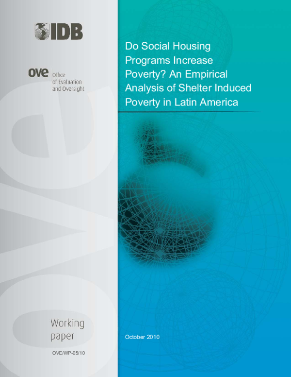 (PDF) Do Social Housing Programs Increase Poverty? An Empirical ...
