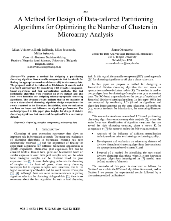 (PDF) A method for design of data-tailored partitioning algorithms for optimizing the number of ...