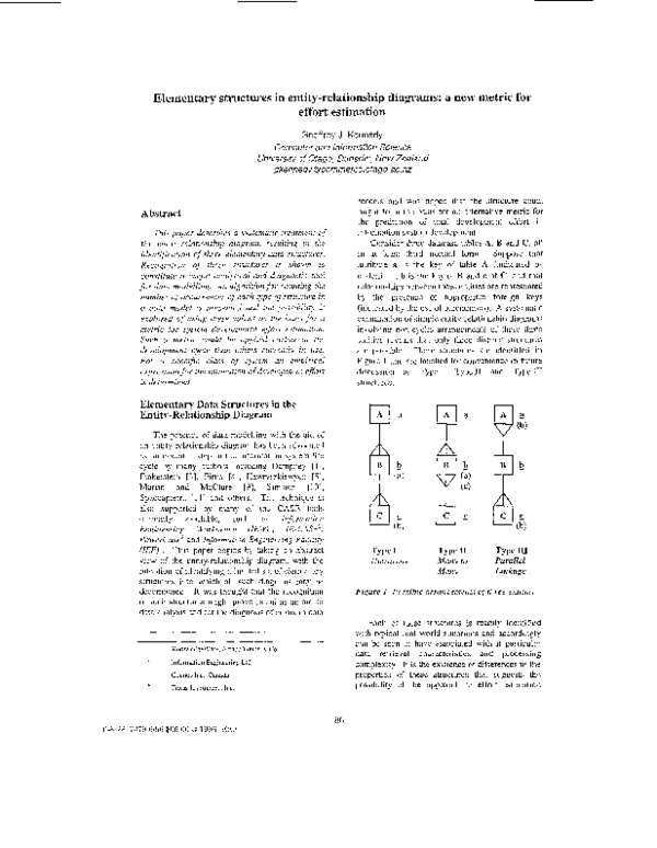 (PDF) Elementary Structures in Entity-relationship Diagrams as a ...