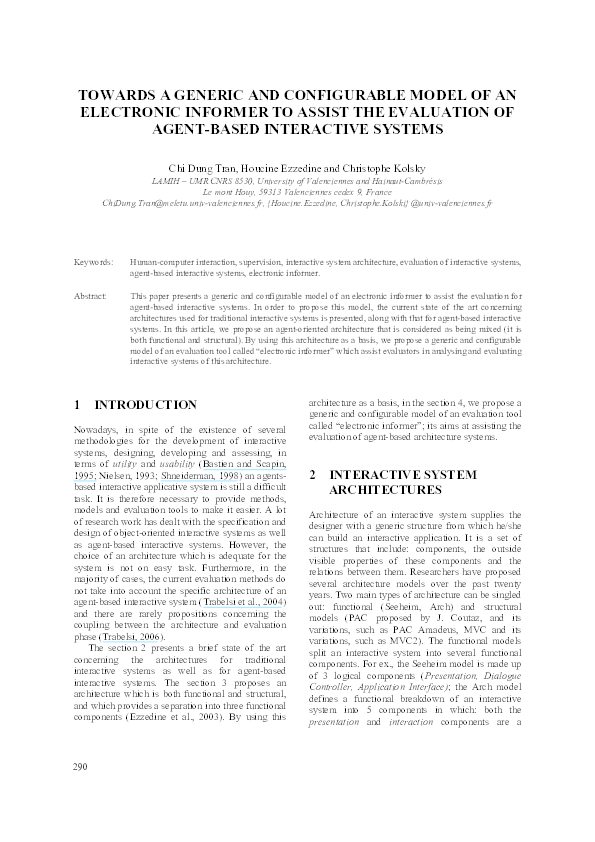 (PDF) Towards a Generic and Configurable Model of an Electronic Informer to Assist the ...