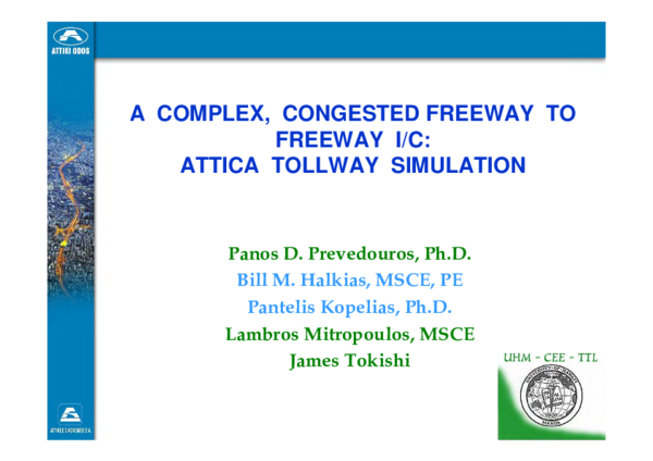 (PDF) A Complex, Congested Freeway to Freeway Interchange: Attica ...