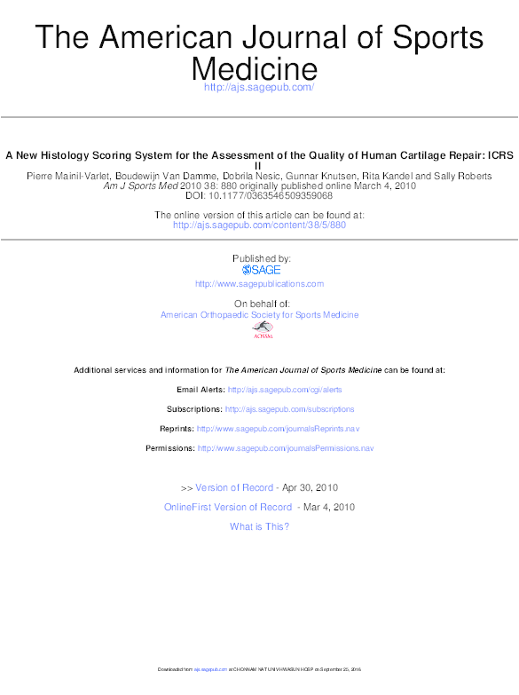 (PDF) II A New Histology Scoring System for the Assessment of the ...