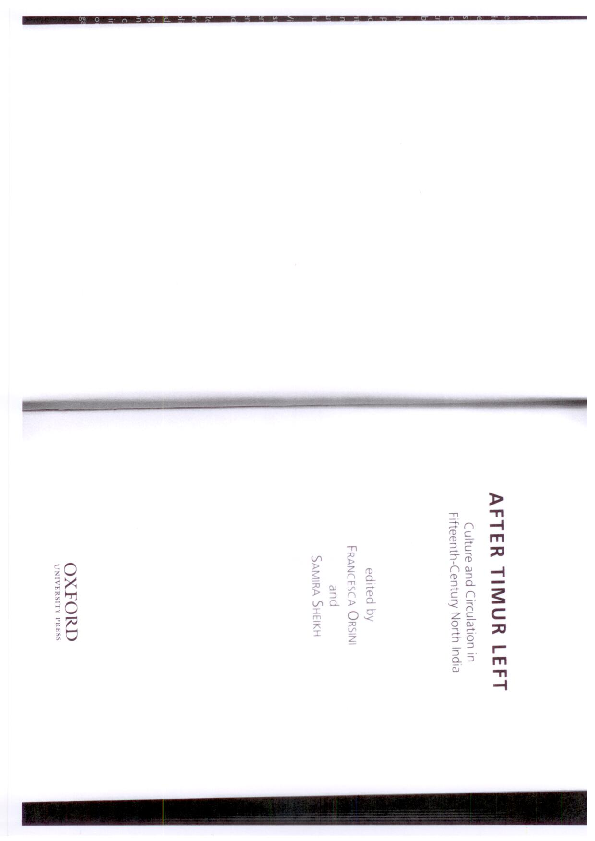 Apabhramsha as a Literary Medium in Fifteenth-Century North India