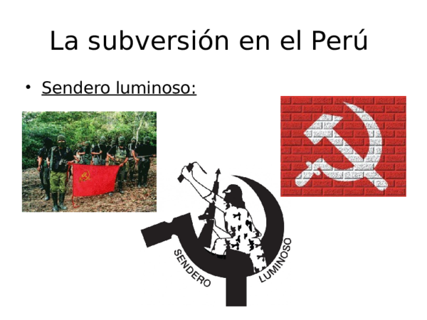 (PPT) La subversión en el Perú