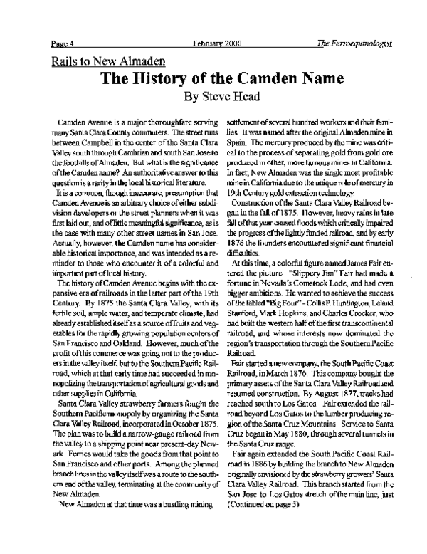 (PDF) History of Camden Name
