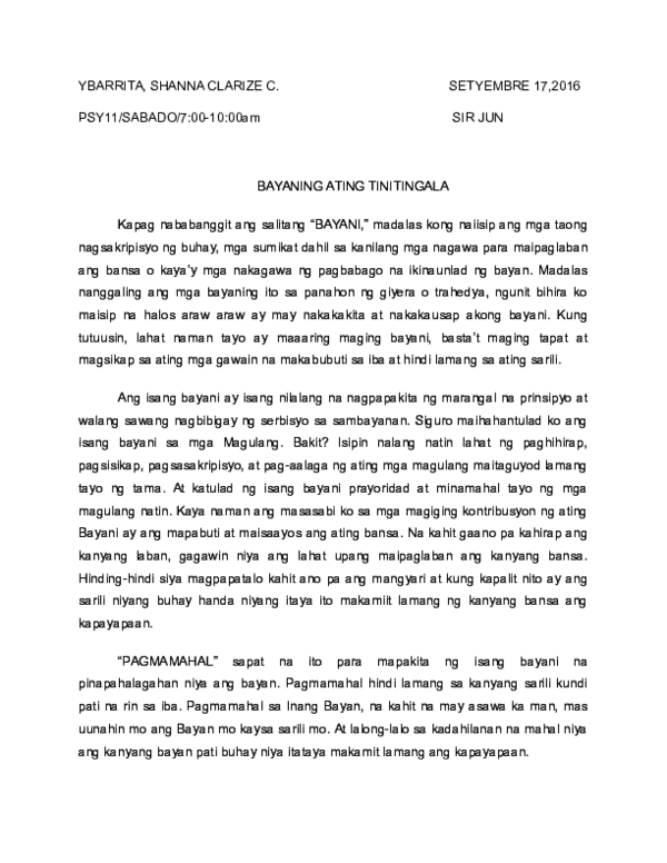 (DOC) Reaction Paper