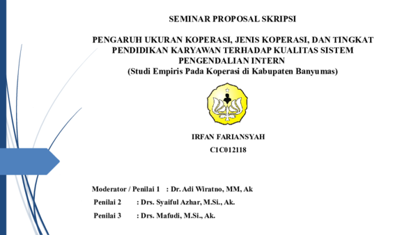 (PPT) SEMINAR PROPOSAL