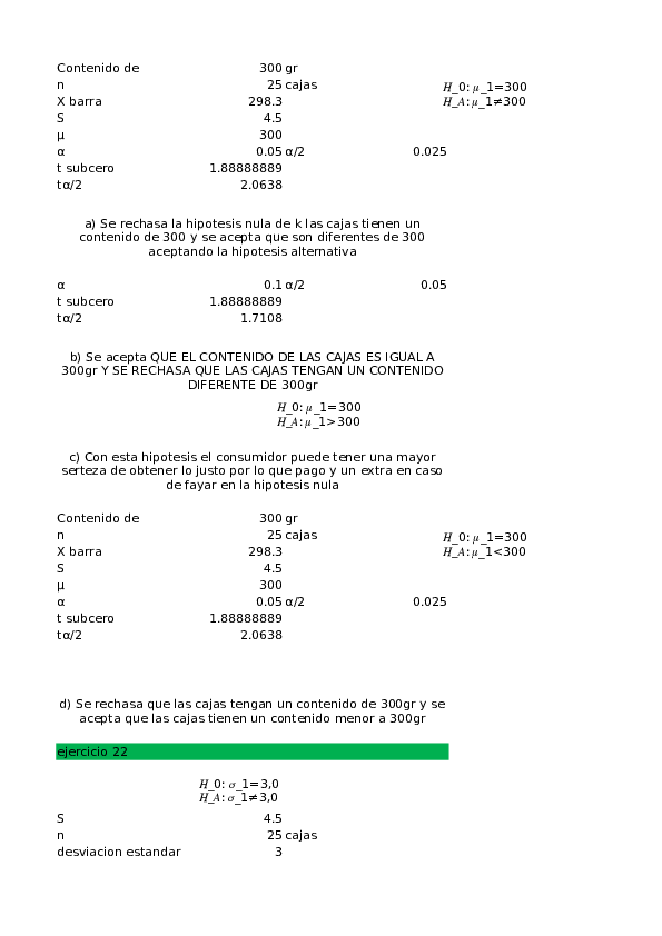 (XLS) Prueba de hipotesis | ANIBAL GEORGE - Academia.edu