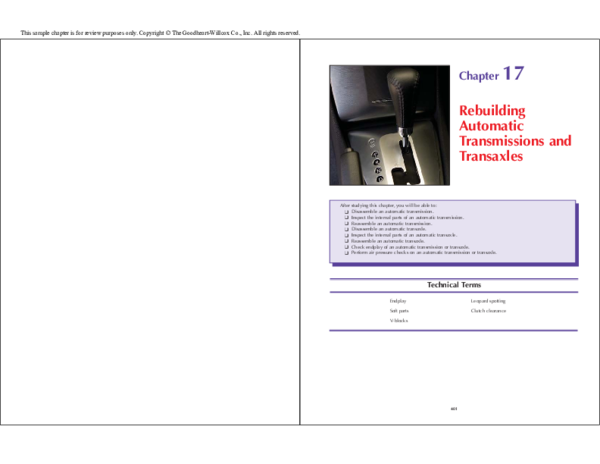 (PDF) Rebuilding Automatic Transmissions and Transaxles