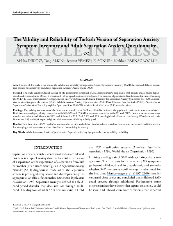 (PDF) The validity and reliability of the Turkish version of the Fibromyalgia Impact Questionnaire