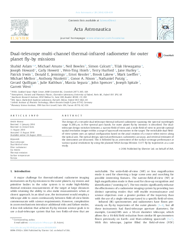 Pdf Design And Optimization Of The Calibration Procedure For A Miniaturized Fourier Transform