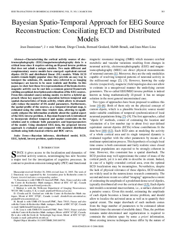 (PDF) Standardized Shrinking LORETA-FOCUSS (SSLOFO): A New Algorithm for Spatio-Temporal EEG ...