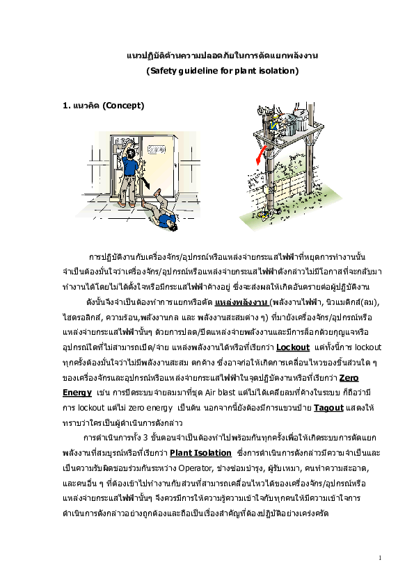 (PDF) Safe Guideline for Plant Isolation