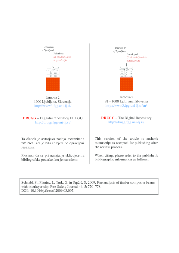 (PDF) Fire analysis of timber composite beams with interlayer slip