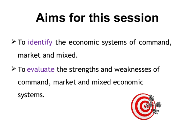 (PPT) Economic systems market command and mixed