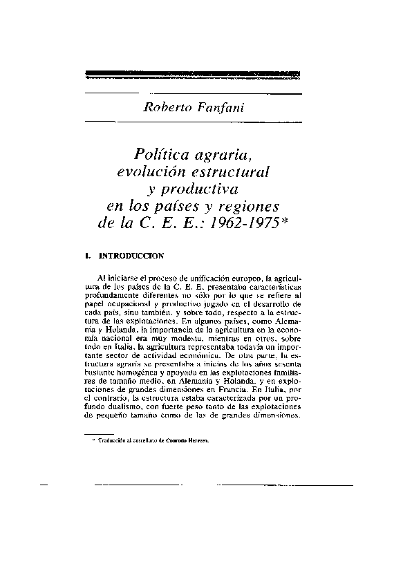 (PDF) Política agraria, evolución estructural y productiva en los ...