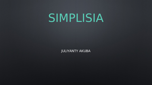 (PPT) simplisia