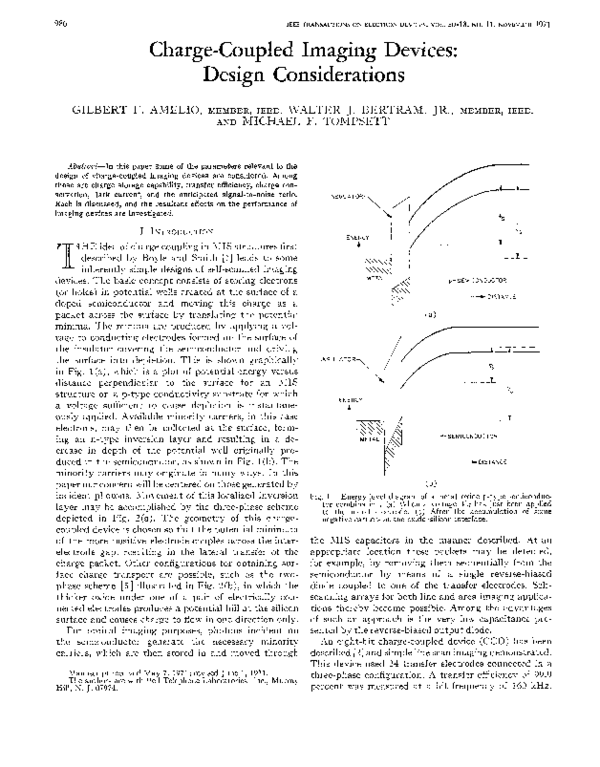 (PDF) Charge-coupled imaging devices: Design considerations
