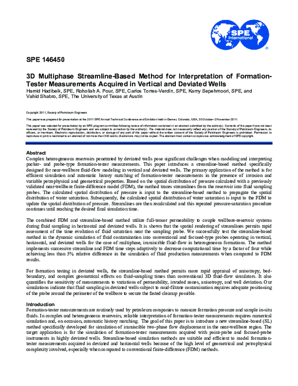 (PDF) 3D Multiphase Streamline-Based Method for Interpretation of ...