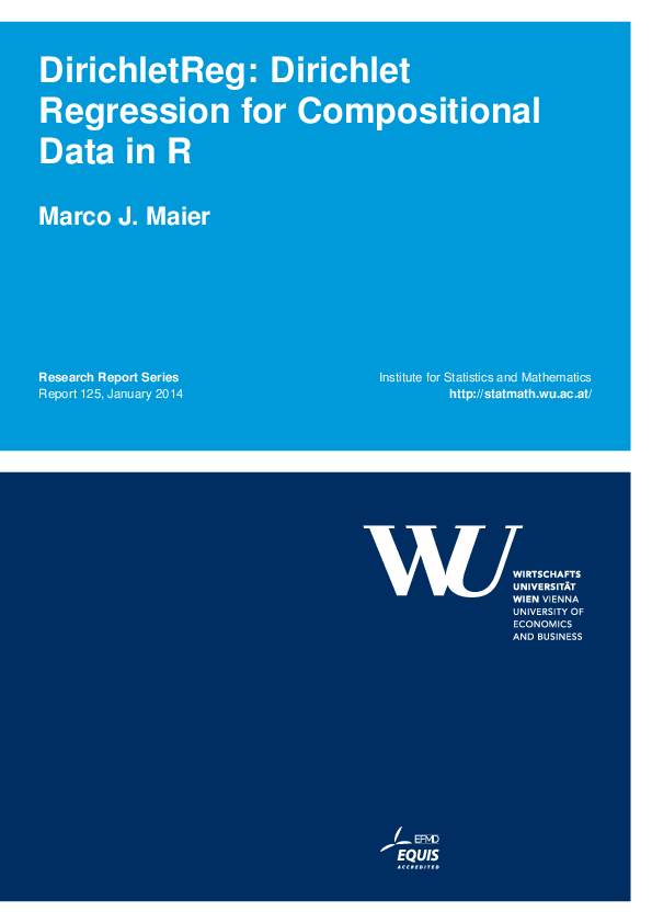 (PDF) DirichletReg: Dirichlet Regression for Compositional Data in R