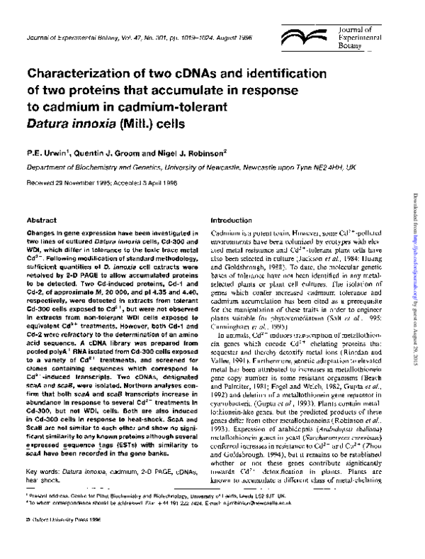 (PDF) Molecular identification, characterization and transmission of ...