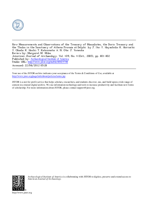 (PDF) Review of J. Ito et al., New Measurements and Observations of the ...