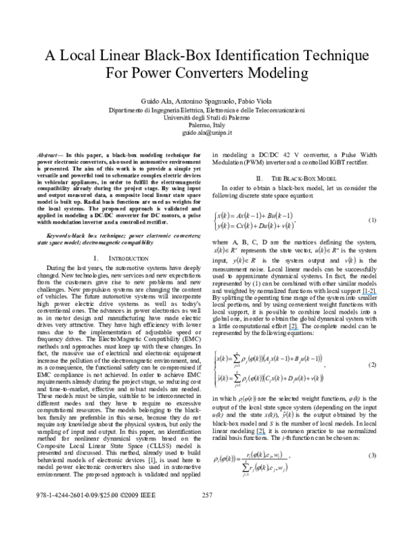 (PDF) A local linear black-box identification technique for power ...