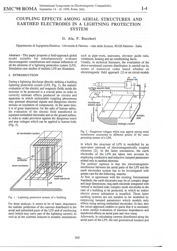 (PDF) Coupling effects among aerial structures and earthed electrodes ...