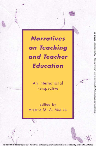 (PDF) Introduction to Narratives on Teaching and Teacher Education: an ...