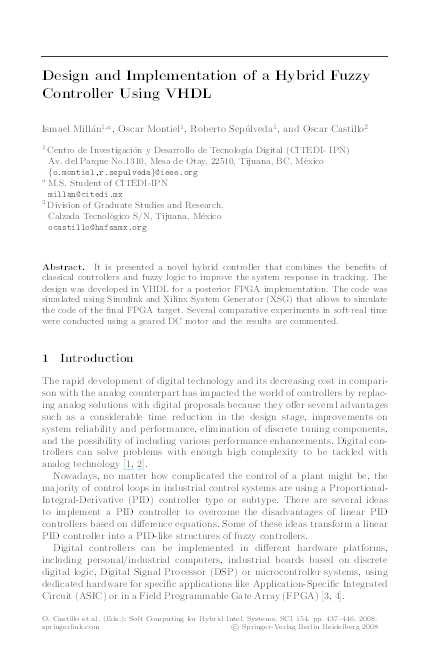 (PDF) Design and Simulation of the Fuzzification Stage through the ...