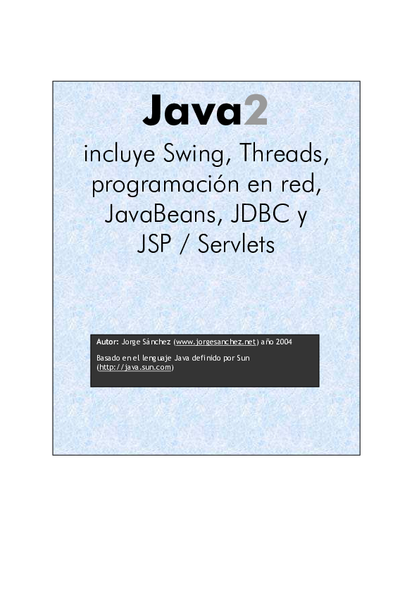 (PDF) Manual for Java