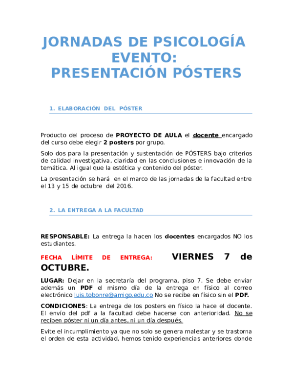 (DOC) PRESENTACIÓN DE PÓSTERS | Maria Isabel Lopera - Academia.edu