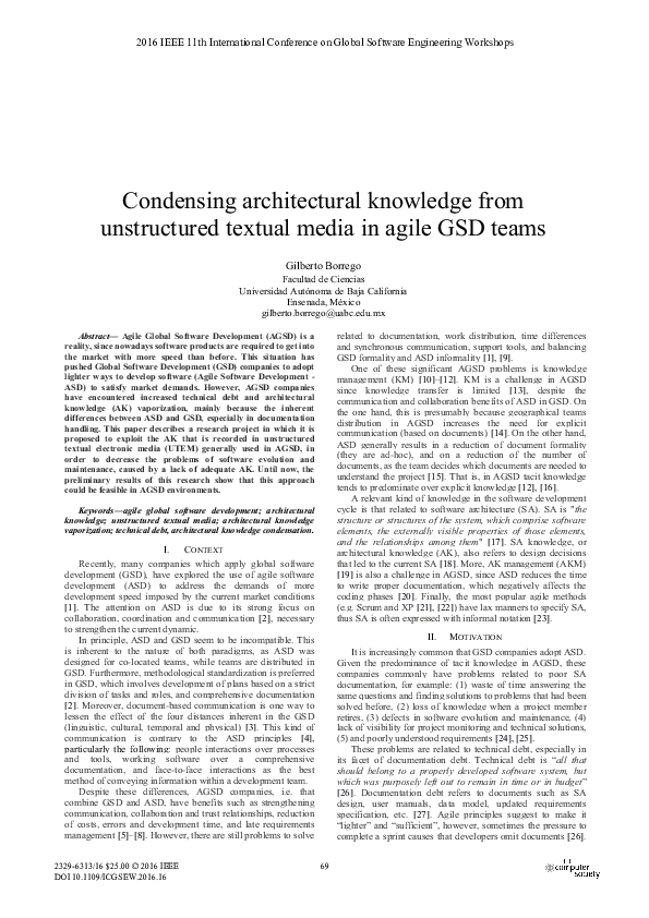 (PDF) Condensing architectural knowledge from unstructured textual ...