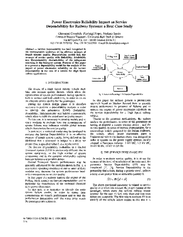 (PDF) Power electronics reliability impact on service dependability for ...