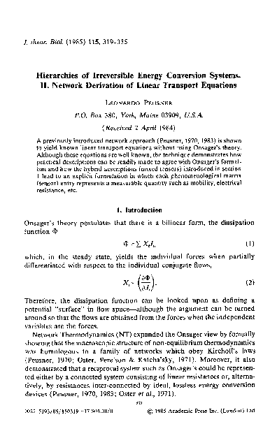 (PDF) Hierarchies of irreversible energy conversion systems. II ...