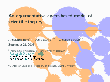 (PDF) PSX5, Belgrade: An argumentative agent-based model of scientific inquiry